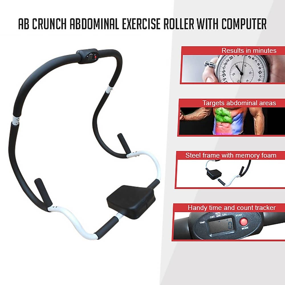 Ab Crunch Abdominal Exercise Roller with Computer | Fitness Equipment Store