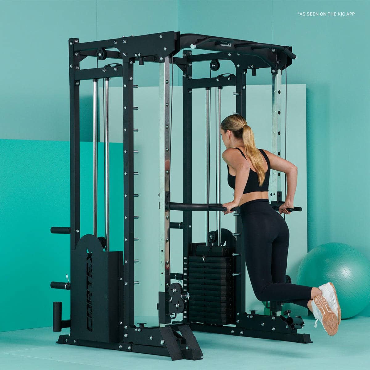 CORTEX SM25 Multi Gym (Dual Stack Functional Trainer, Smith Machine ...