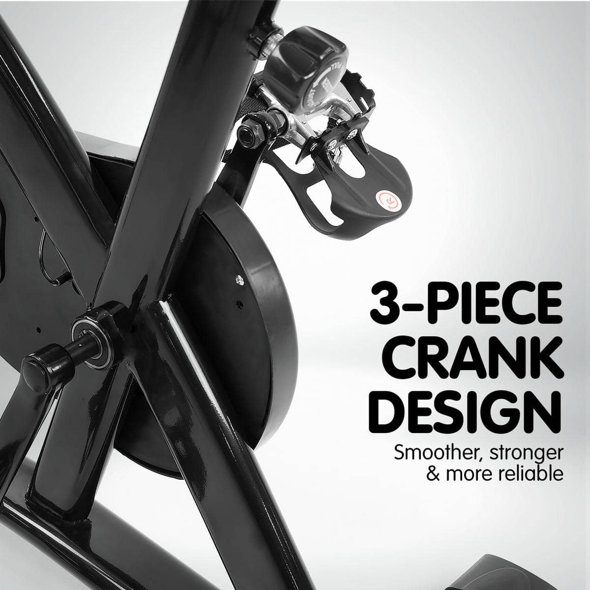 Powertrain Home Gym Flywheel Exercise Spin Bike – Black - Fitness ...