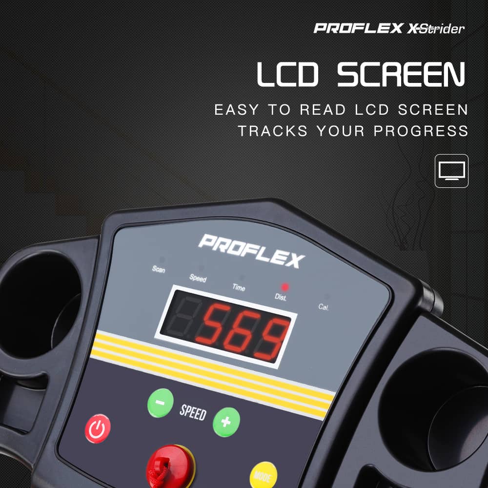 PROFLEX Mini Walking Treadmill Electric Power Exercise Machine Weight ...