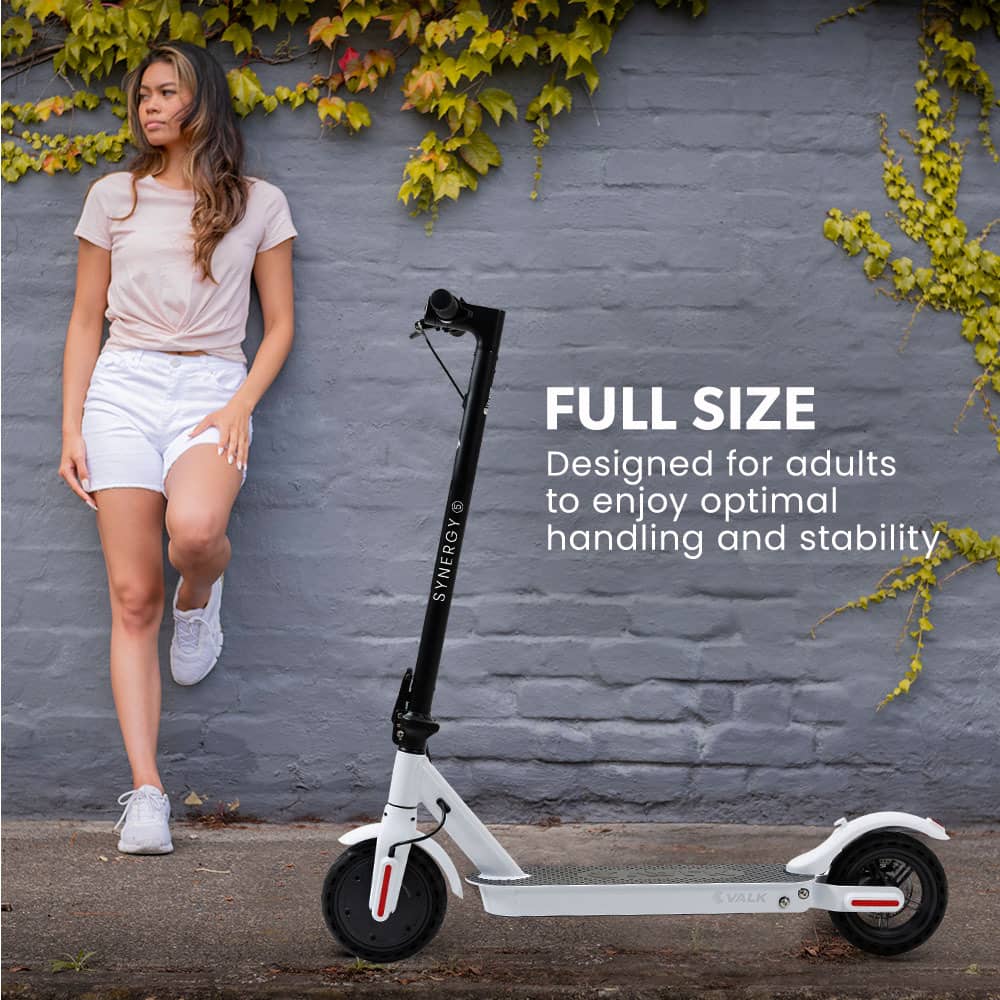 VALK 400W Electric Scooter, with Suspension for Adults Portable Folding ...