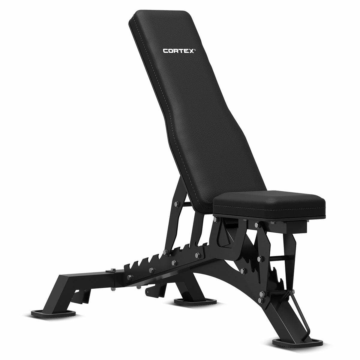CORTEX SR3 Squat Rack with 90kg Standard Tri-Grip Weight, Bar and Bench ...