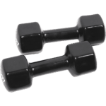 5kg Dumbbells Pair PVC Hand Weights Rubber Coated | Fitness Equipment Store
