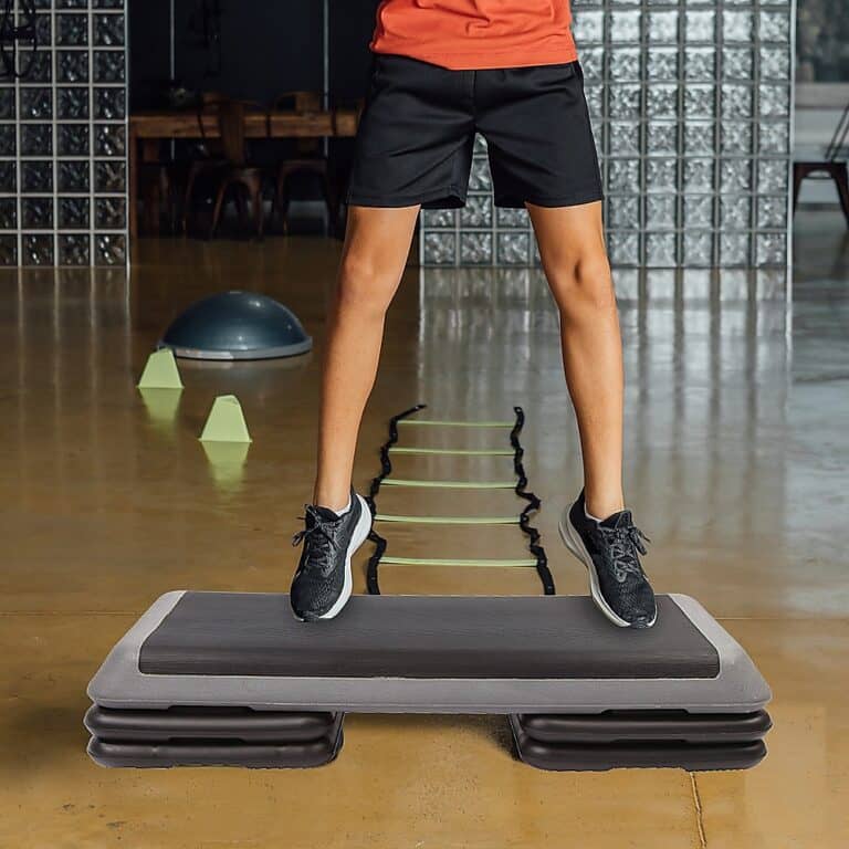 Aerobic Workout 4 Block Bench Step | Fitness Equipment Store