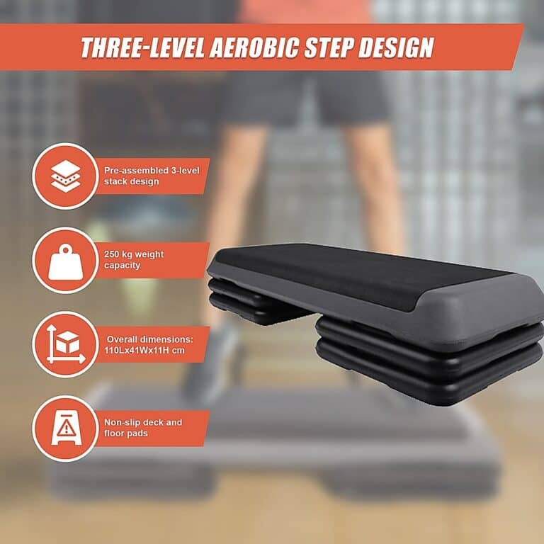 Aerobic Workout 4 Block Bench Step | Fitness Equipment Store