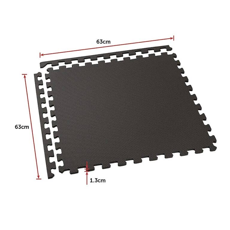 4 Tiles EVA Fitness Home Gym Interlocking Floor Puzzle Mat | Fitness ...