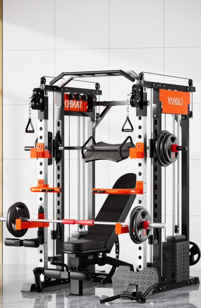 SmartFit M1 Max 140kg Pin Loaded Multi Functional Training Smith ...