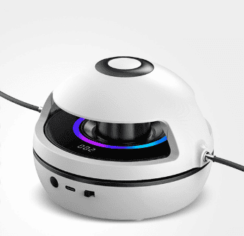 White Smart Electric Jump Rope Machine with Bluetooth Music, Remote ...